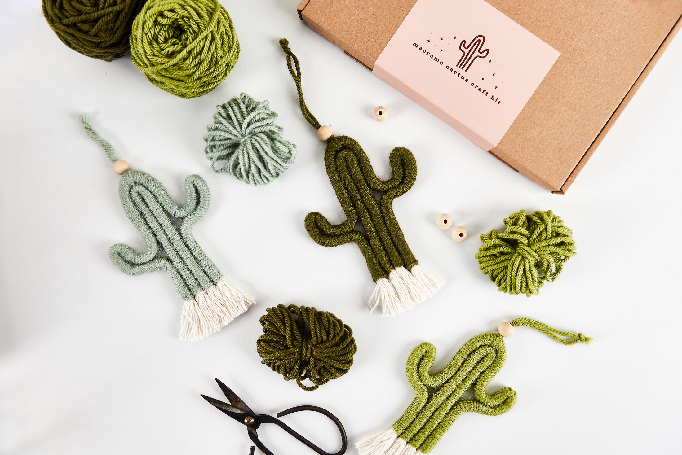 Make Your Own Macrame Cactus Craft Kit – MTH Craft Studio
